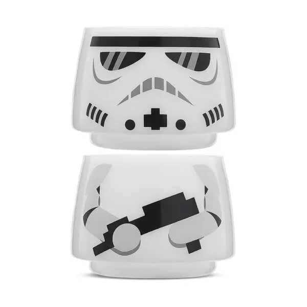 JOYJOLT Star Wars Stackable Storm Trooper Stackable Glasses 8 Oz