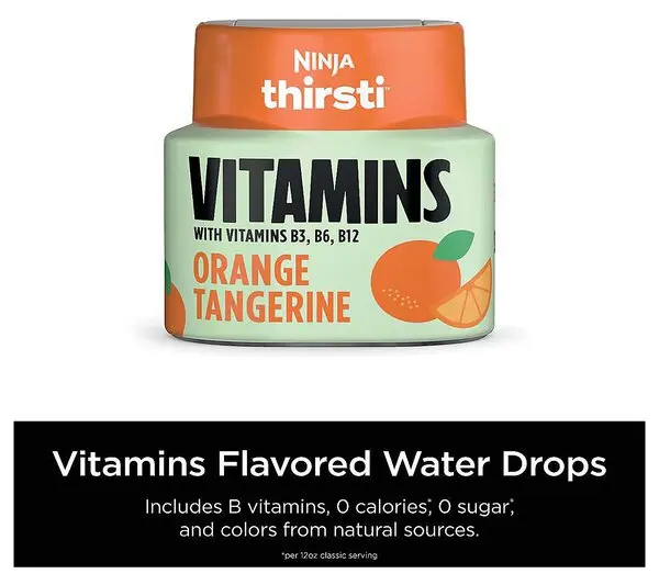 NINJA Thirsti Vitamins Flavored Water Drops S Weetened