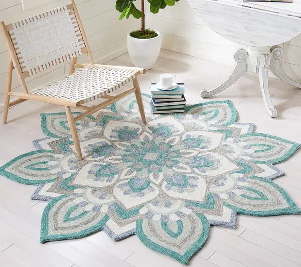 SAFAVIEH Novelty 105 Series 6' X 6' Round Rug