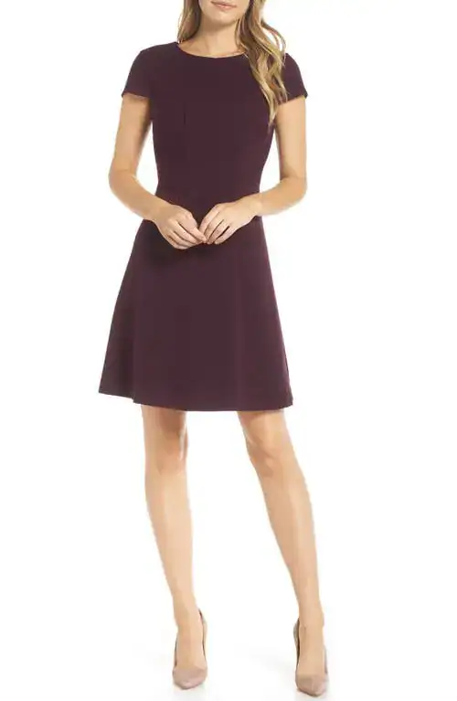 harper rose fit and flare dress Blue Performance Slim Fit Suit Pants