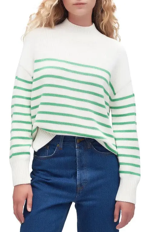 Barbour Oakfield Striped Cotton Sweater