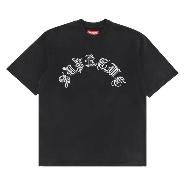 Supreme Old English S/S Top Black 半袖Tシャツ SUPREME シュプリーム Old English Glow S/S Top 半袖Tシャツ