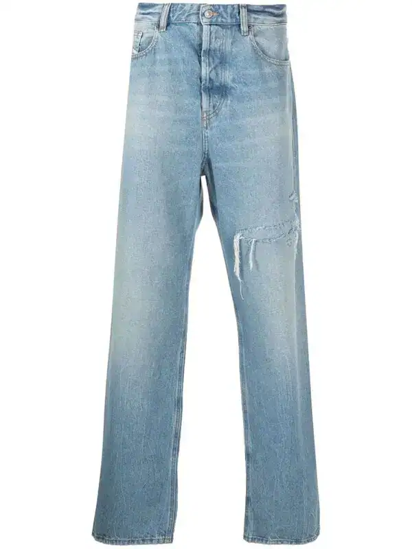Diesel Straight Jeans D-Rise 09e25 In Blue - 33% Off | Editorialist