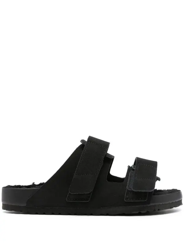 BIRKENSTOCK Uji Vl Cazador Shearling Slides - Slate