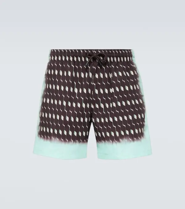 Dries Van Noten Printed Swim Trunks - Multicoloured