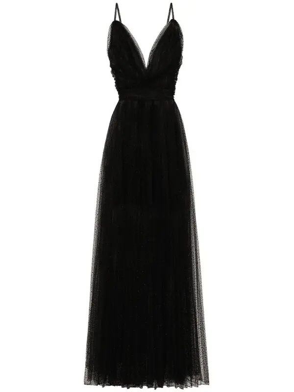 Dolce & Gabbana Flocked Tulle Gown