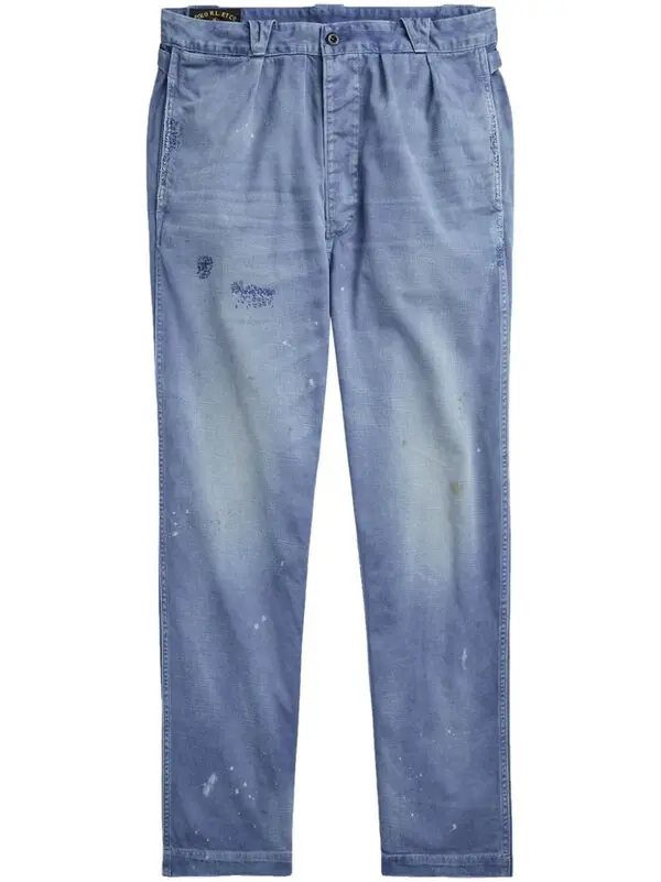 Ralph Lauren Paint Splatter Tapered Trousers