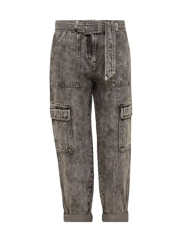 Michael Kors Denim Wash Cargo Pants