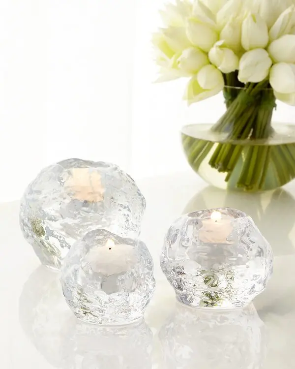 KOSTA BODA Snowball Votive Set - One-color