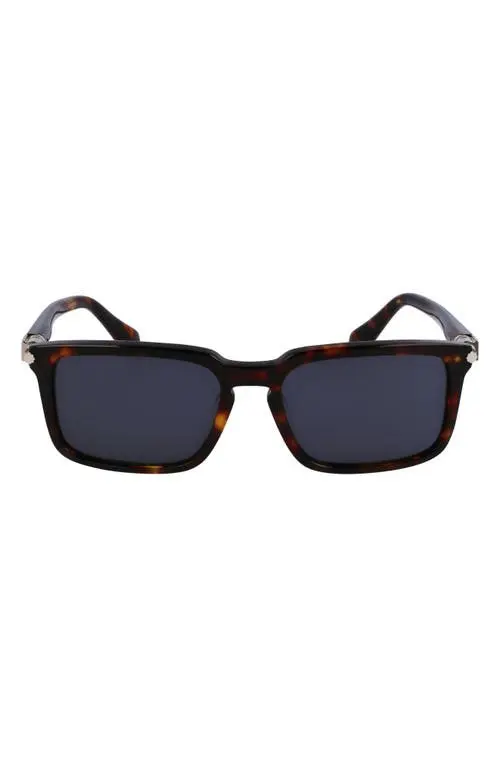 FERRAGAMO Gancini Evolution Rectangular Sunglasses - Dark Tortoise