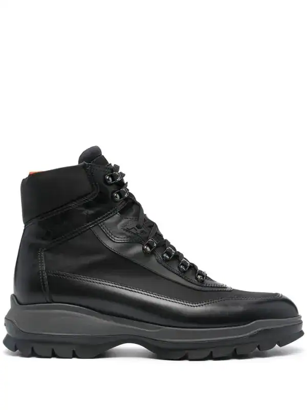 Santoni X Gore-Tex Hiking Boots In Black 30% Off Editorialist