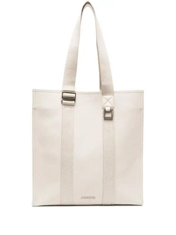 Jacquemus Le Cabas Cuerda Canvas Tote Bag - Neutrals