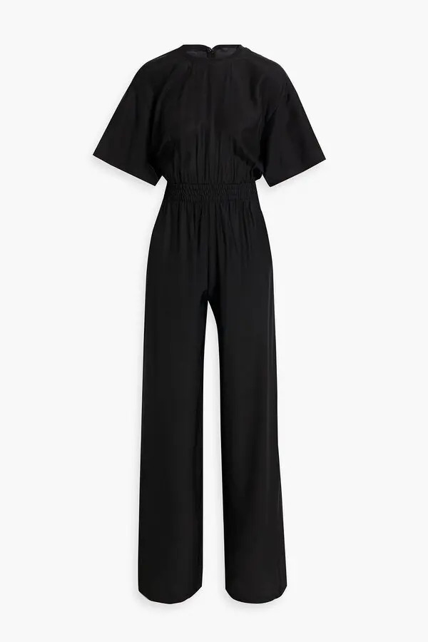 ATM Anthony Thomas Melillo Silk-crepe Wide-leg Jumpsuit