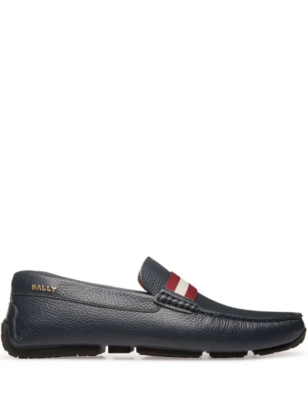 Bally Pilot Driver In Grained Leather