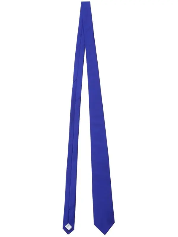 Burberry Silk-satin Tie - Blue