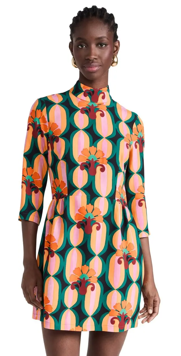 La DoubleJ Juliet Floral Print Dress - Arcturus