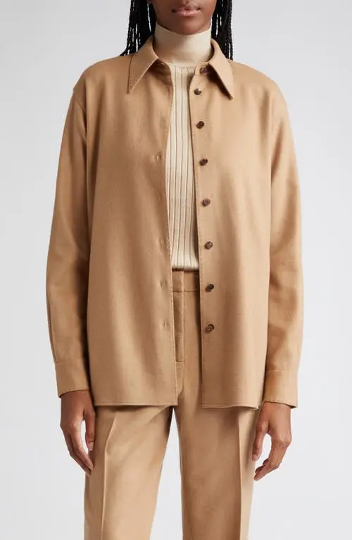 Lafayette 148 New York Drop Shoulder Hair Shirt Jacket