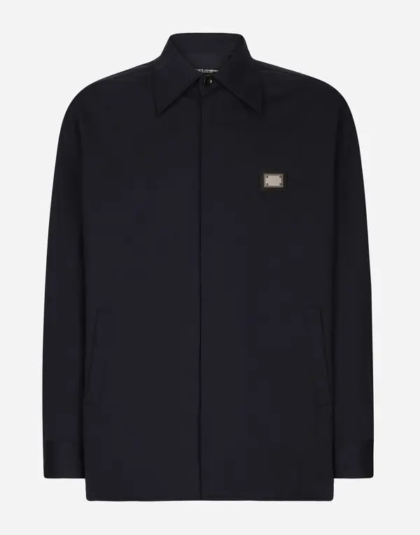 Dolce & Gabbana Technical Fabric Shirt With Tag - Blue