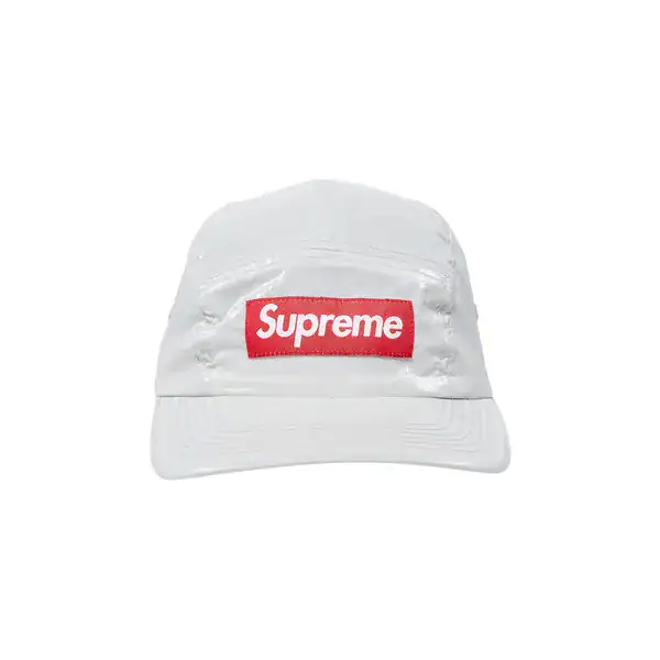 Supreme Gloss Ripstop Camp Cap 'light - Grey | Editorialist