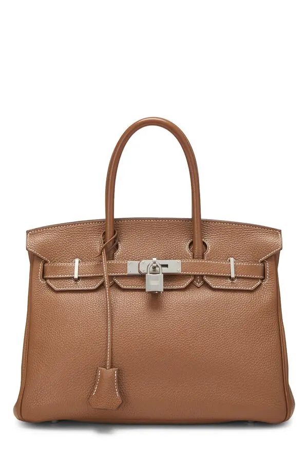 Hermès Gold Clemence Birkin 30