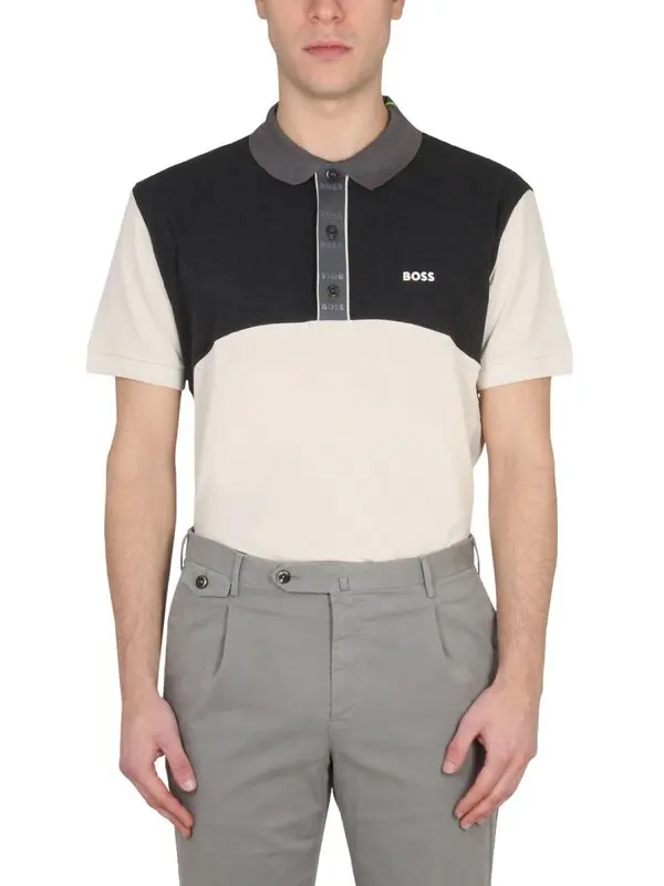 Hugo Boss Polo With Logo - White