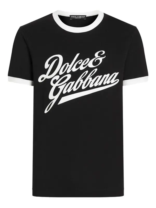 Dolce & Gabbana T-shirt Con Logo - Black