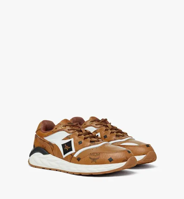 Mcm Skywander Lo Sneakers - Cognac