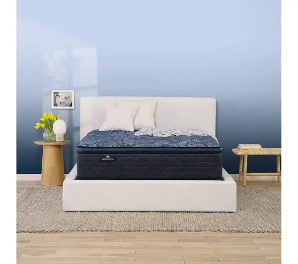 SERTA Perfect Sleeper Cobalt Calm 14.5 Medium Pt King