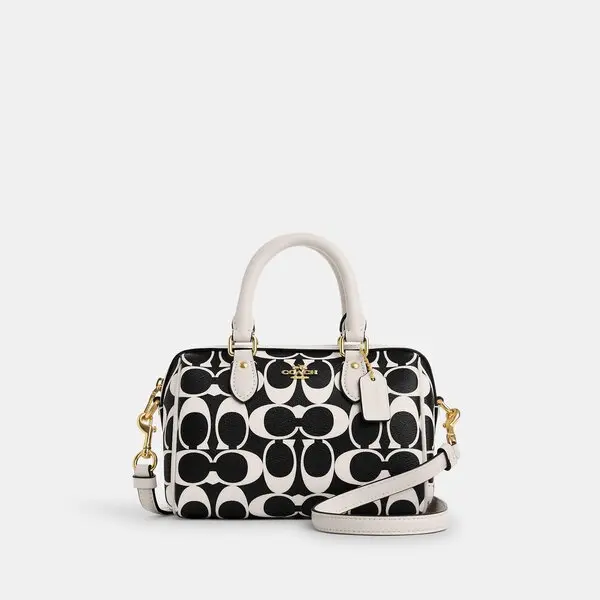 Buy COACH OUTLET Mini Rowan Crossbody In Signature Canvas - Multi At 60 ...