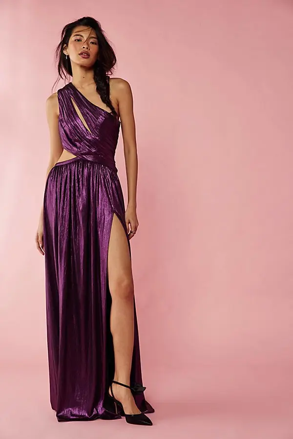 Retrofete Jolene Dress In Purple 66% Off Editorialist