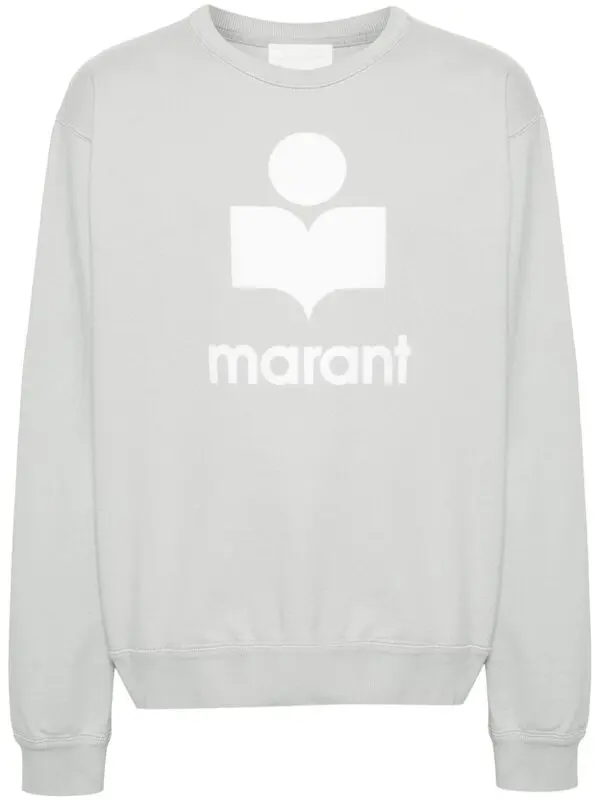 MARANT Mikoy Logo-print Sweatshirt - Blue