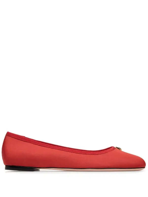 Bally Emblem Logo Ballerina Flats