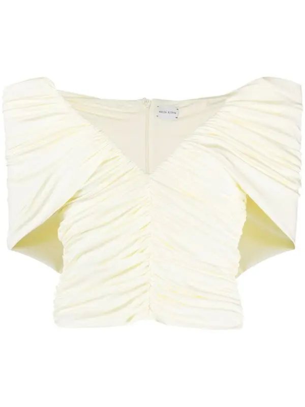 Magda Butrym Off-shoulder Ruched Top