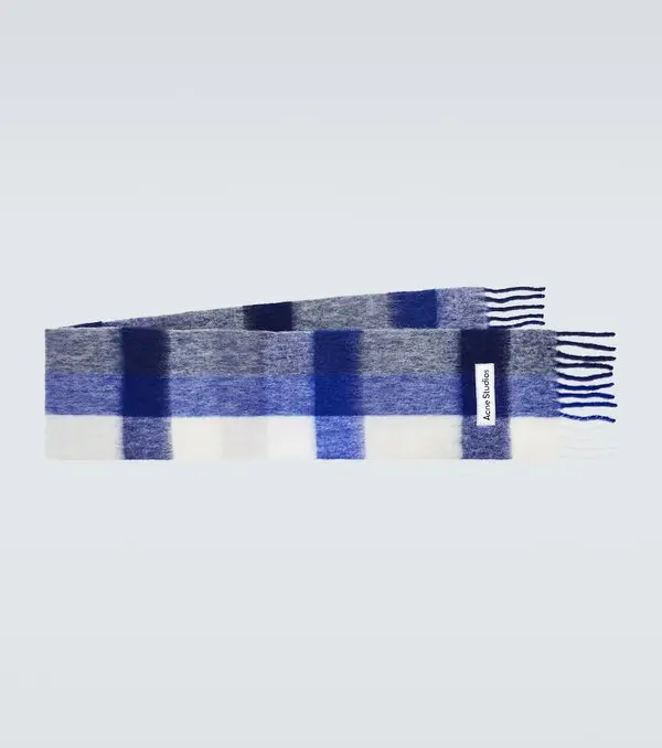 Acne Studios Checked Wool-blend Scarf