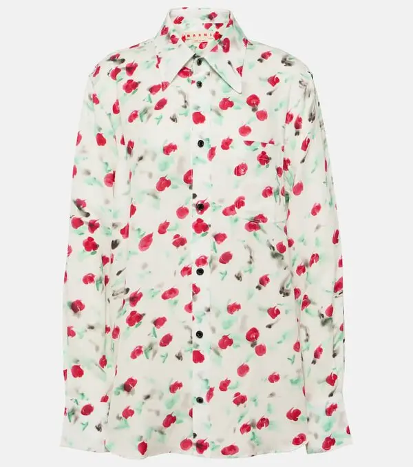 Marni Printed Viscose Shirt - Multicoloured