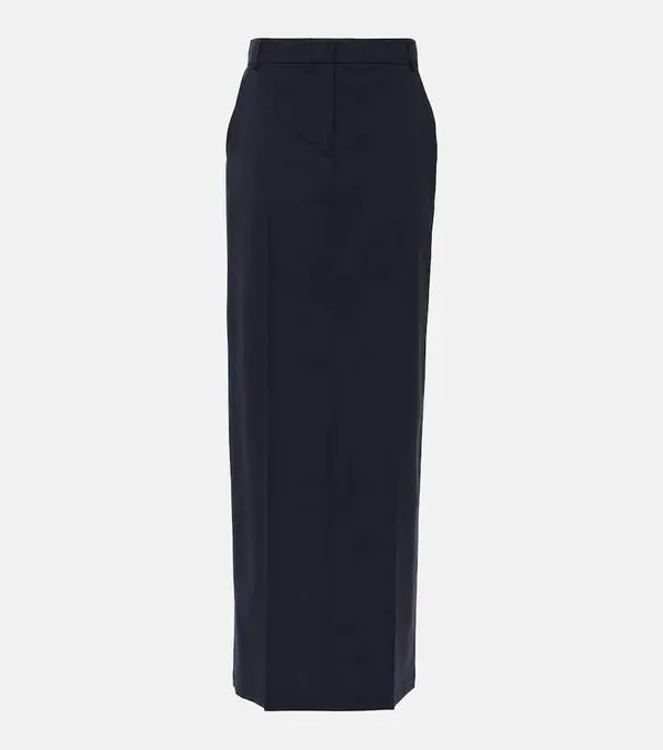 Max Mara Circeo Wool Maxi Skirt