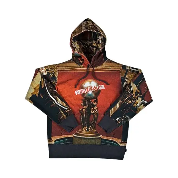 Supreme Scarface The World Is Yours Hooded Sweatshirt - Multicolor