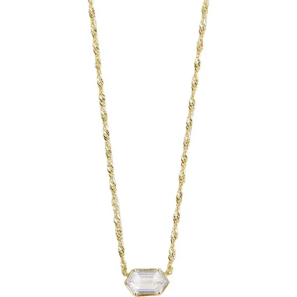 Argento Vivo Cubic Zirconia Pendant Necklace