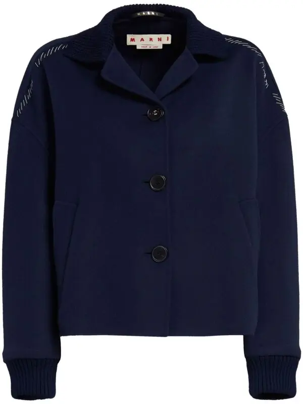 Marni Wool-cashmere Shirt Jacket