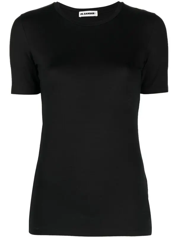 JIL SANDER Crew-neck Short-sleeve T-shirt - Black