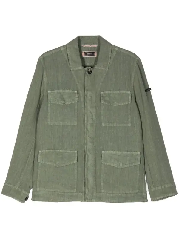 Peserico Four-pockets Linen Shirt