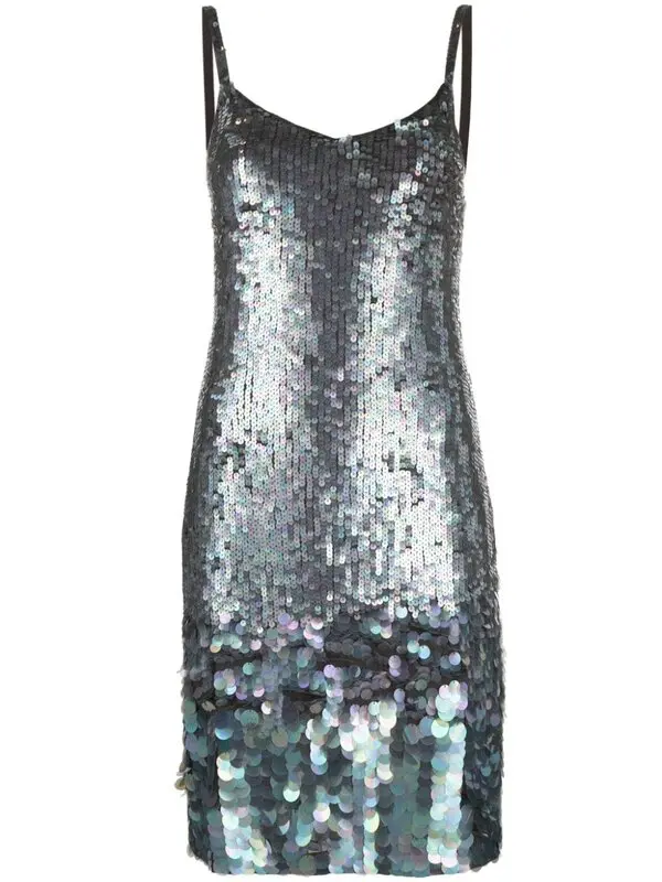 P.a.r.o.s.h Gigi Sequinned Slip Dress