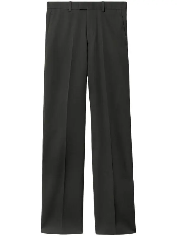 Burberry Wool Tailored Trousers - Black