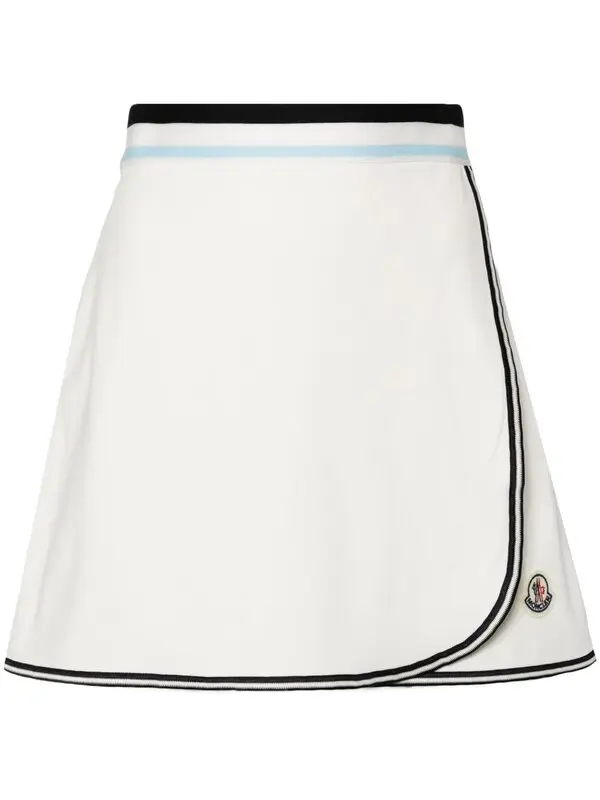Moncler Wrap Mini Skirt - White