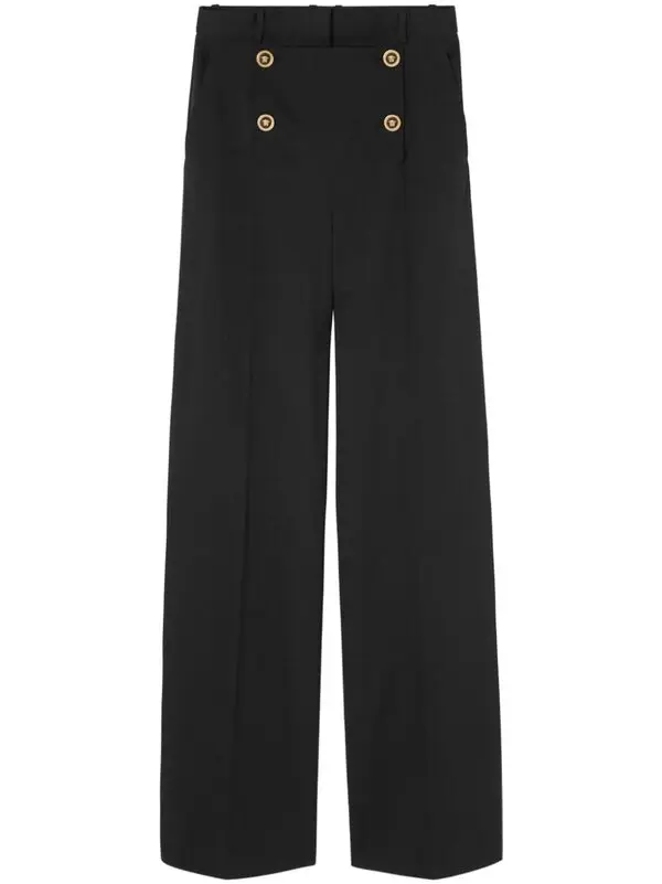 Versace High-waist Wide-leg Trousers