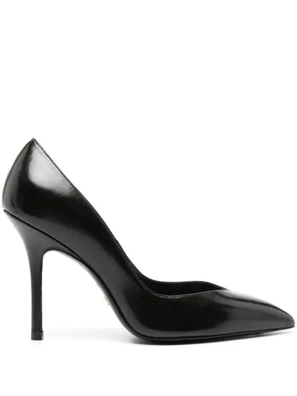 STUART WEITZMAN Eva 100mm Leather Pumps - Black