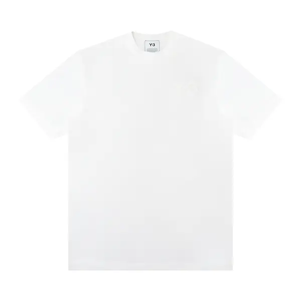 Y3 Classic Chest Logo Short Sleeve Tee 'core - White | Editorialist