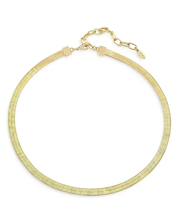 Ettika 18k Plated Snake Chain Necklace