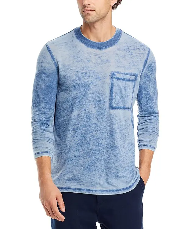 ATM Anthony Thomas Melillo Burnout Long Sleeve Pocket Tee