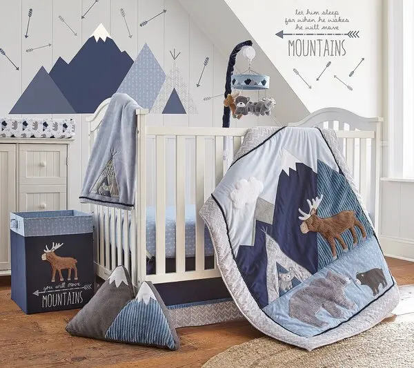 LEVTEX BABY Trail Mix 4-piece Crib Bedding Set